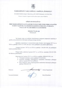 » Aiškinamasis raštas LD Šypsenėlė